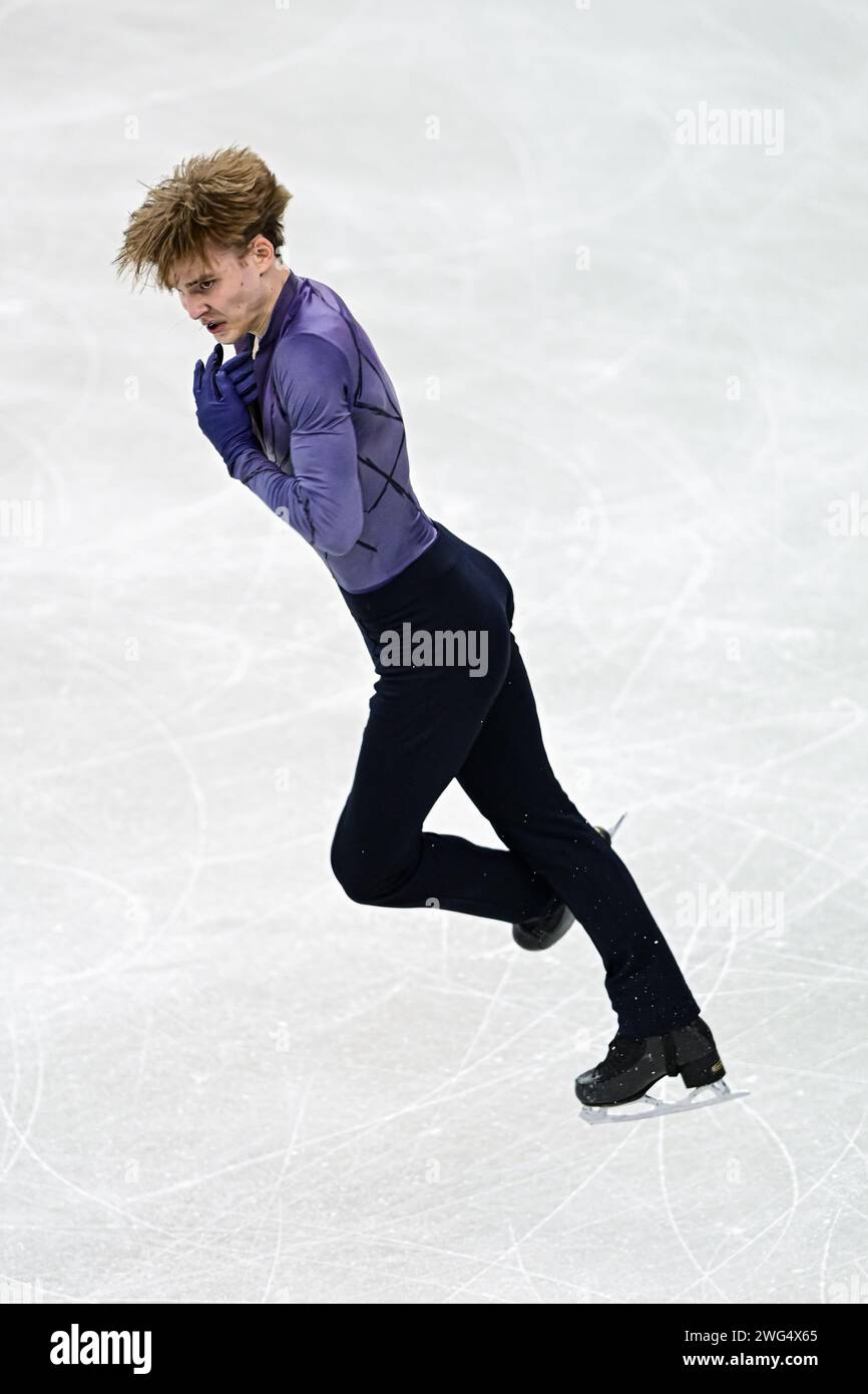 Shanghai, China. 03rd Feb, 2024. Conrad ORZEL (CAN), during Men Free ...