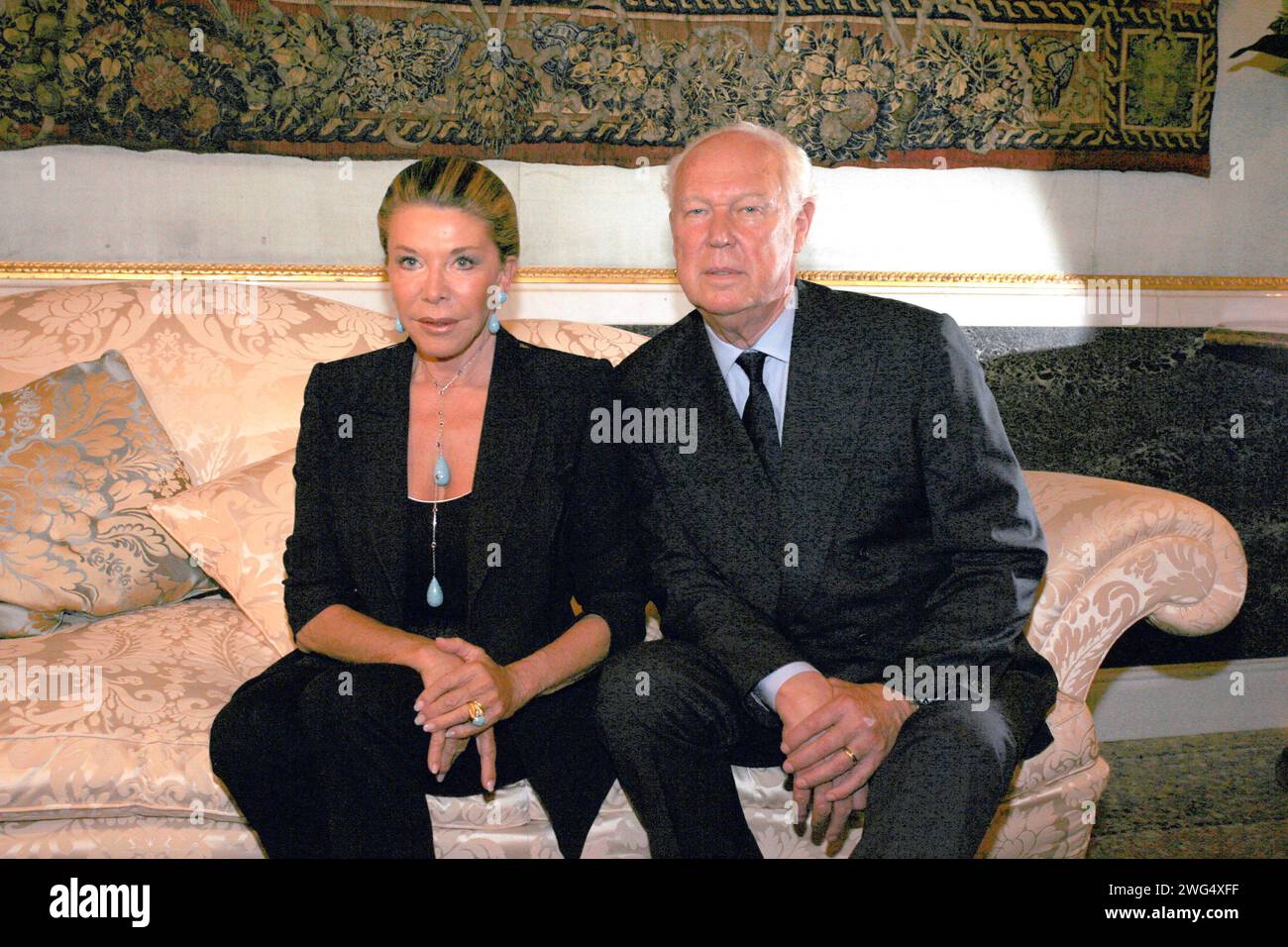 EXCLUSIVE. Prince Victor Emmanuel of Savoy and wife Marina Doria at the ...