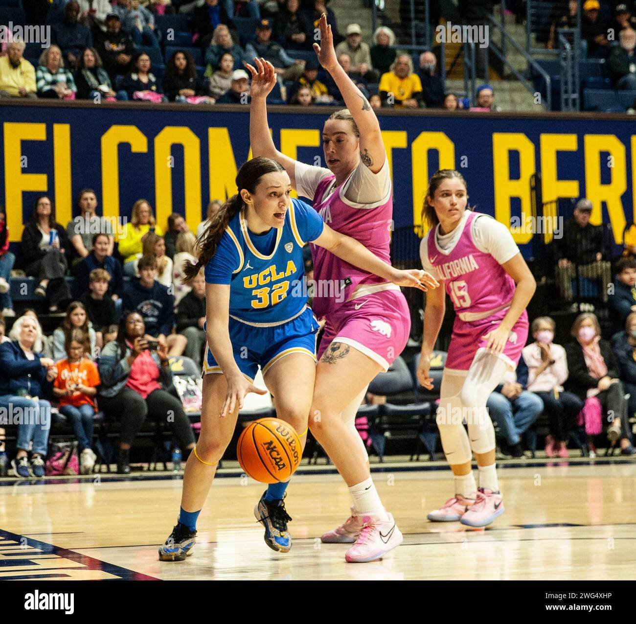 February 02 2024 Berkeley, CA U.S.A. UCLA guard Camryn Brown (35)looks ...
