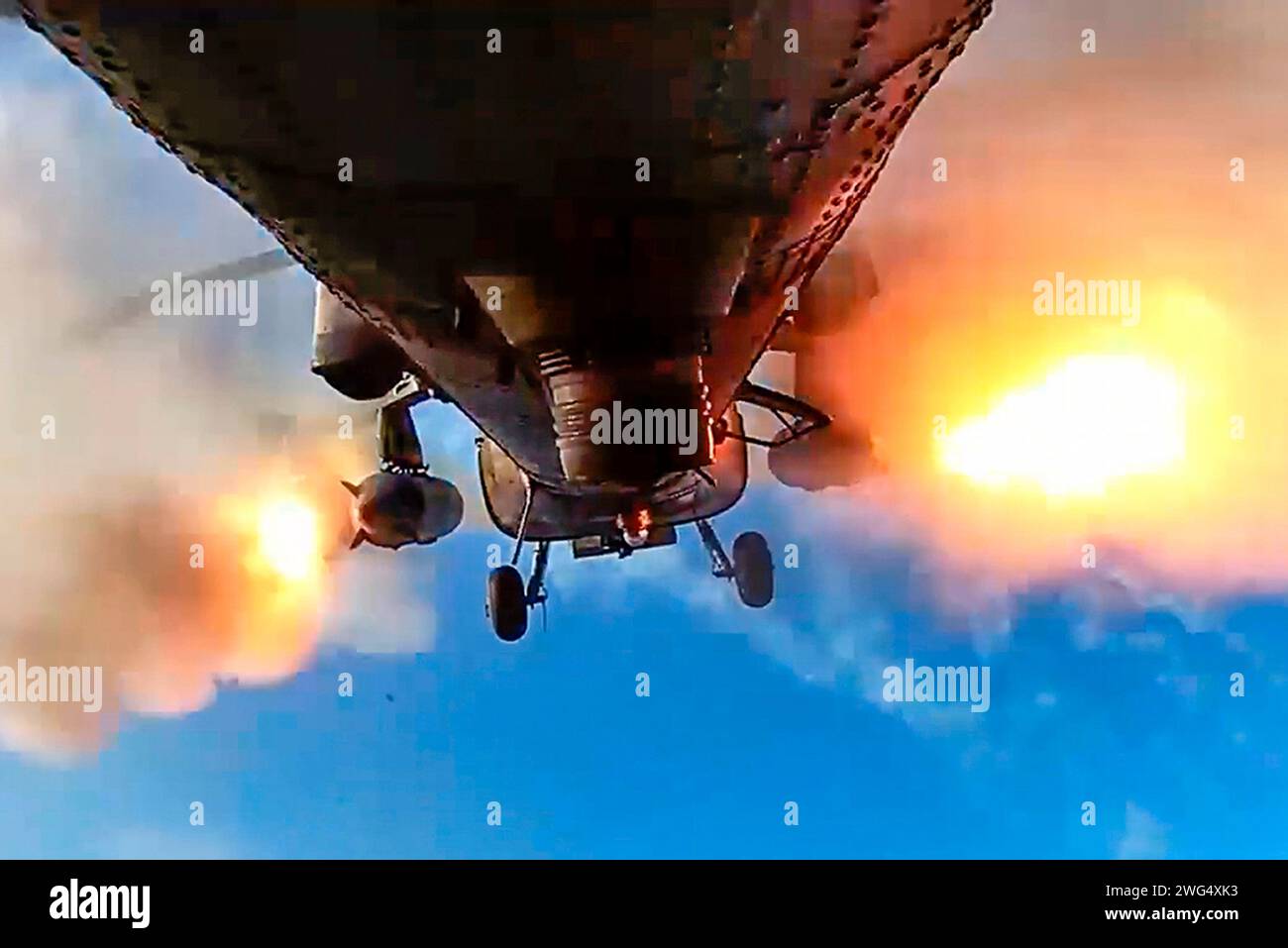 In This Photo Taken From Video Released By The Russian Defense Ministry
