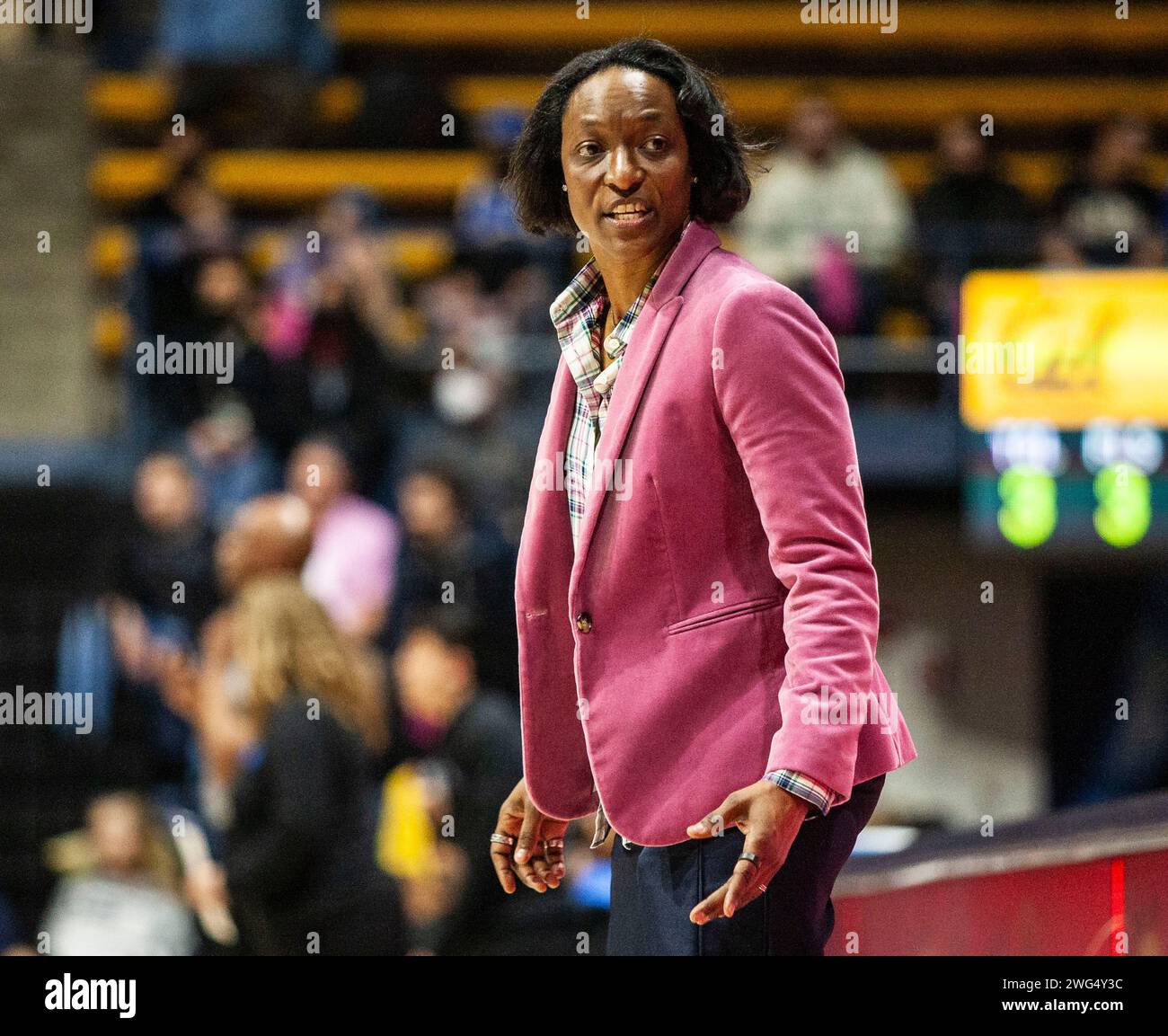 February 02 2024 Berkeley, CA U.S.A. California head coach Charmin ...