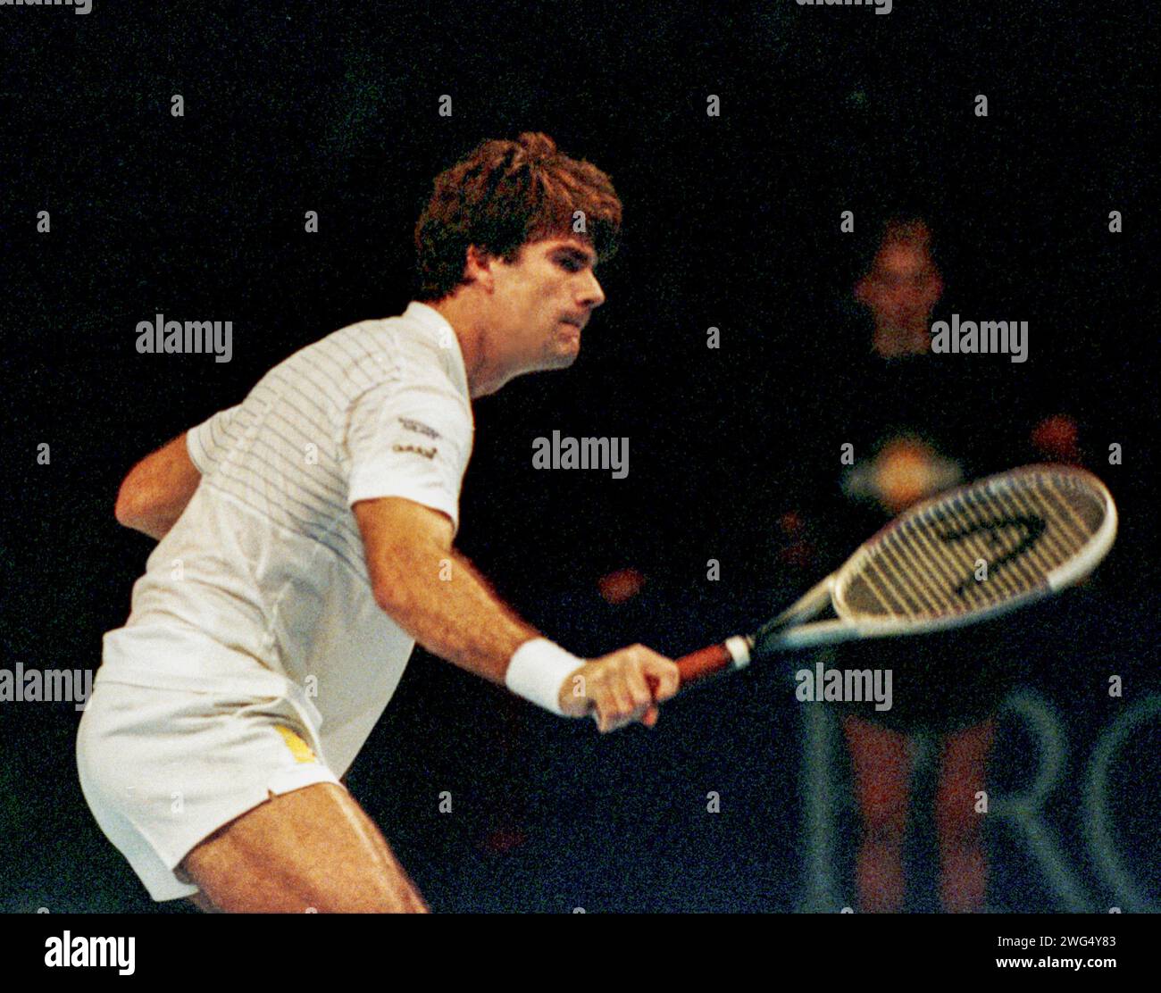 TIM MAYOTTE USA tennis player during Stockholm Open tournament 1989 ...