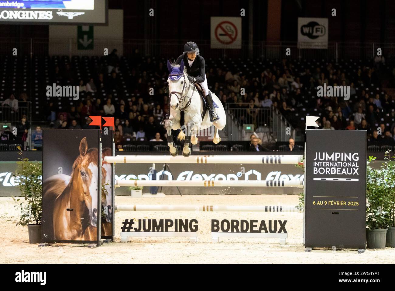 Bordeaux, France - February 2, 2024. Katharina Rhomberg from Austria ...