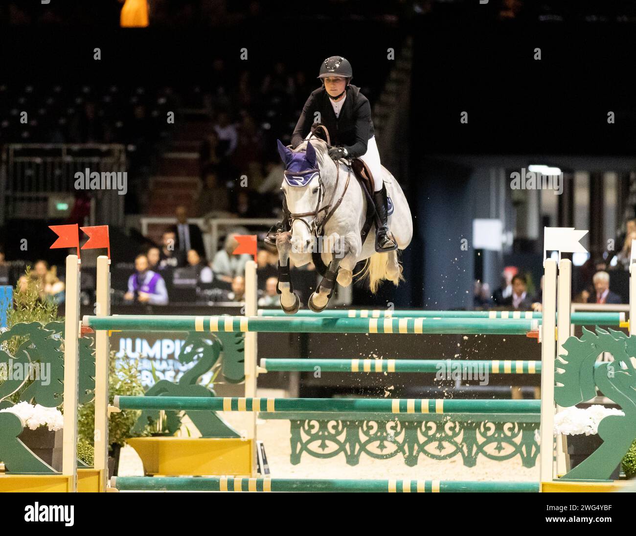 Bordeaux, France - February 2, 2024. Katharina Rhomberg from Austria ...