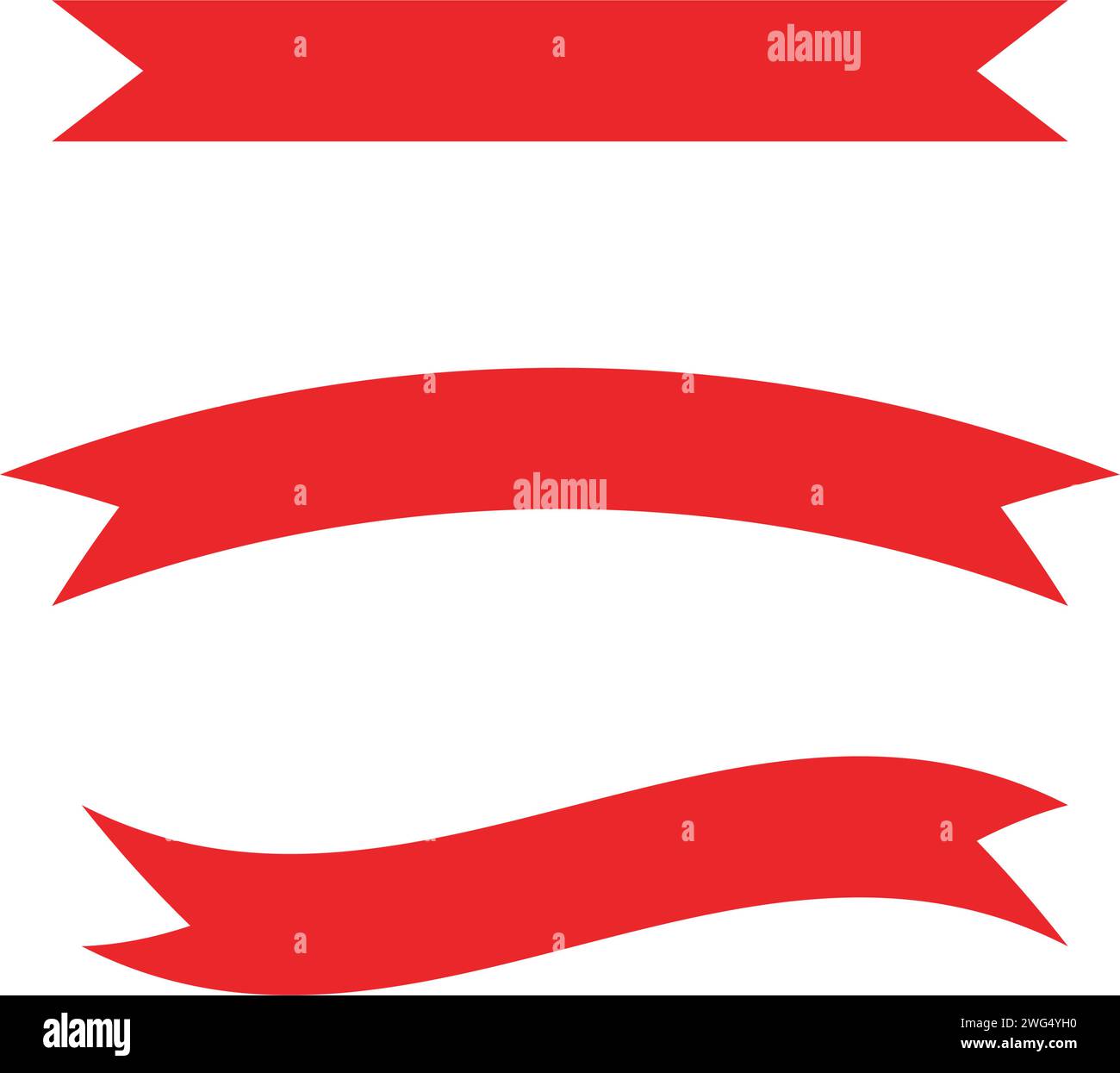 Ribbons vector illustration design isolated on white background Stock ...