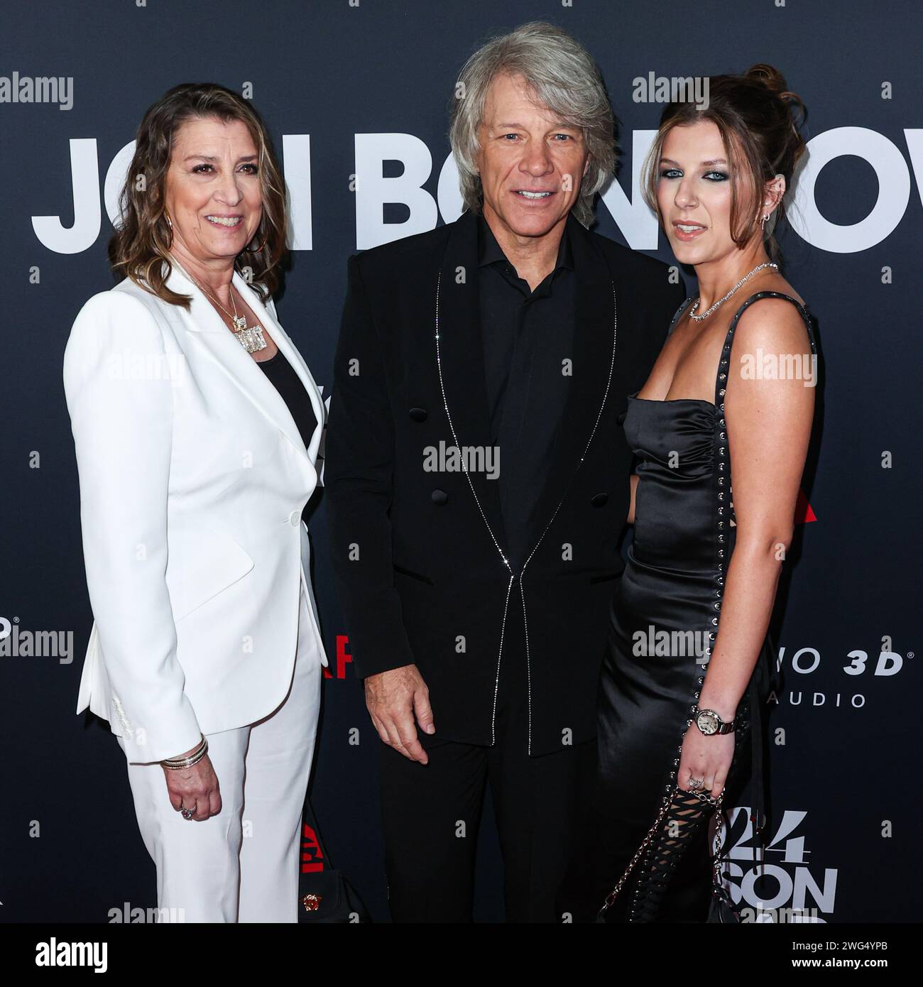 LOS ANGELES, CALIFORNIA, USA - FEBRUARY 02: Dorothea Hurley, Jon Bon ...