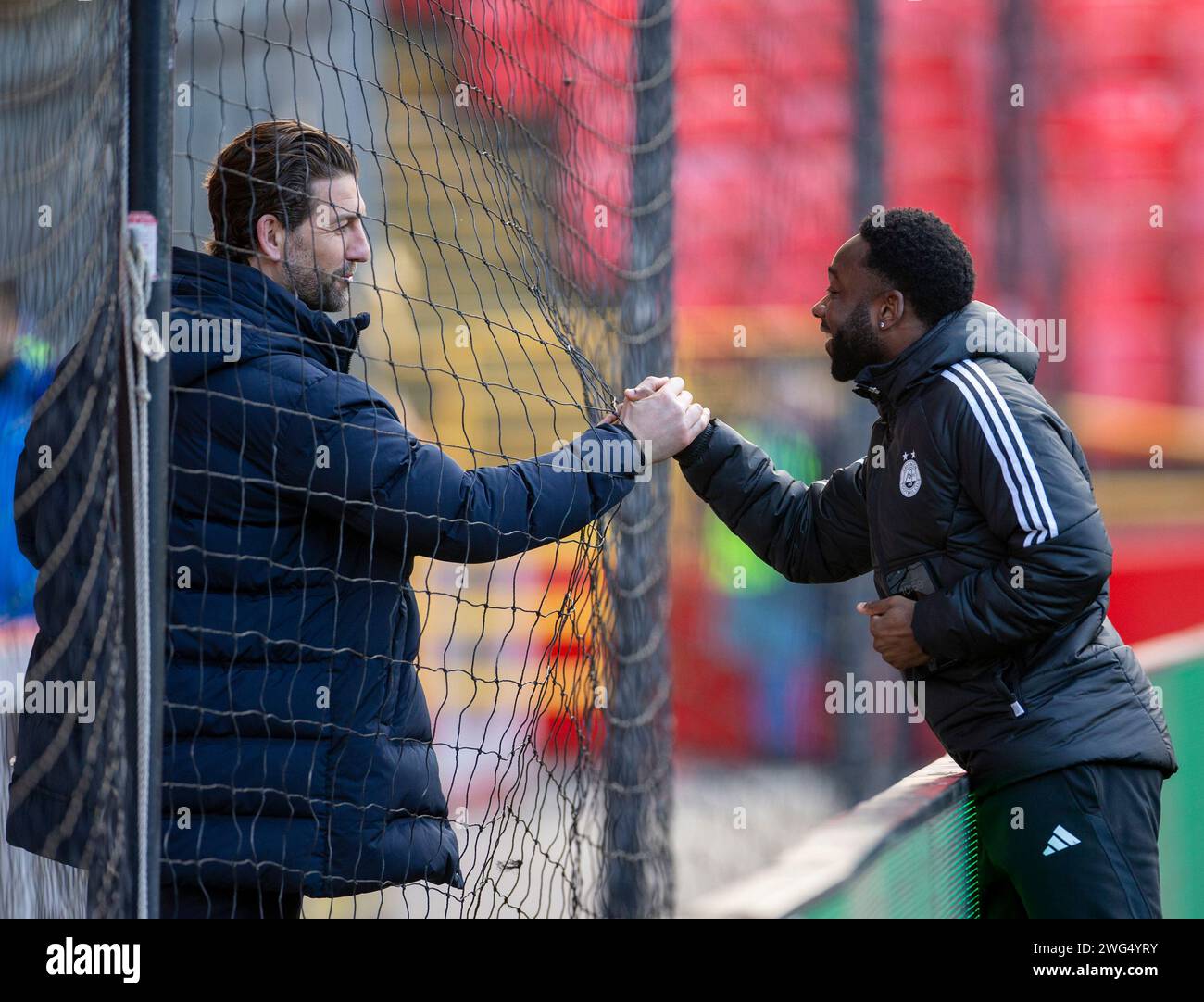 Pittodrie Stadium, Aberdeen, UK. 3rd Feb, 2024. Scottish Premiership ...