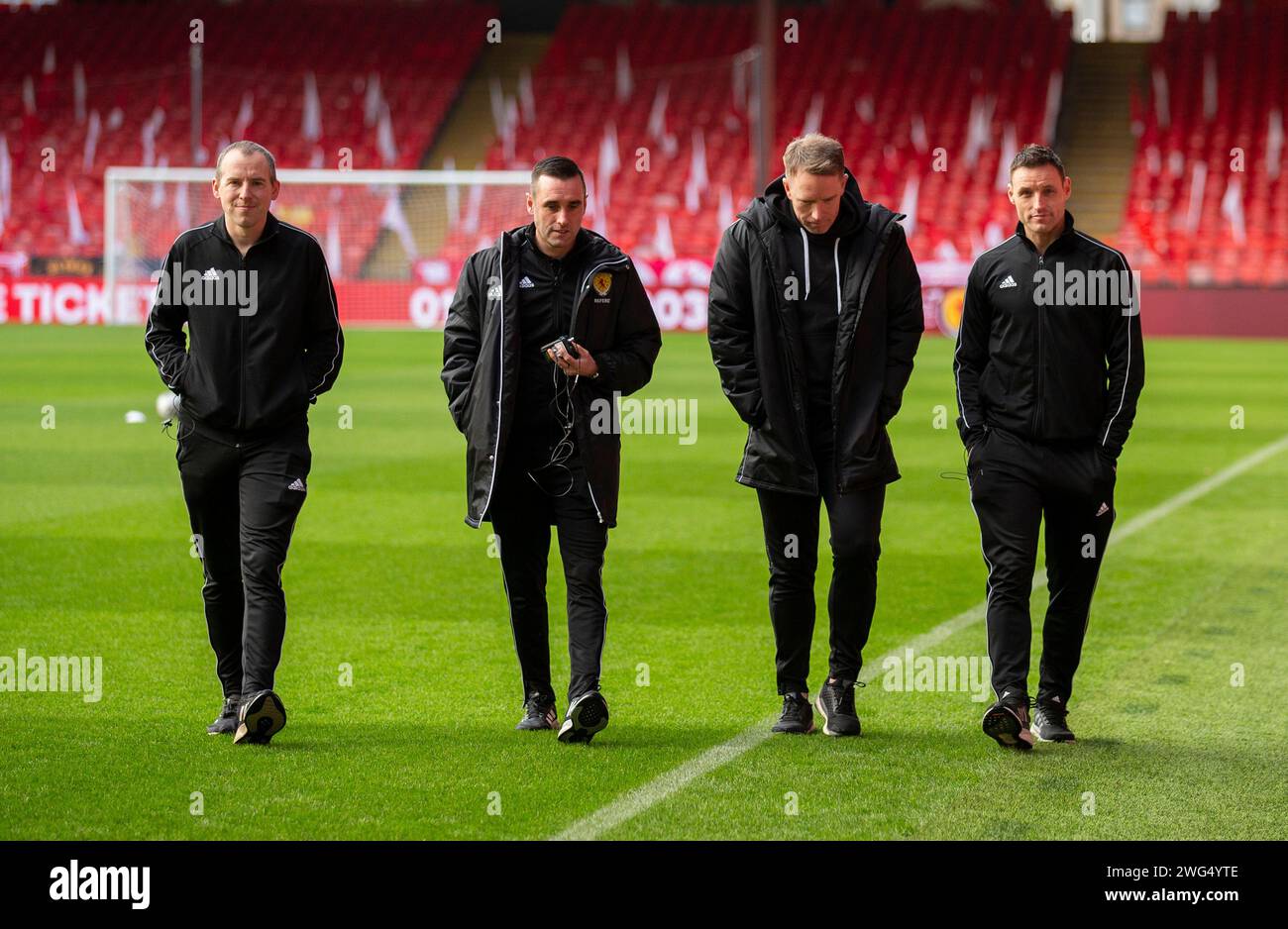 Pittodrie Stadium, Aberdeen, UK. 3rd Feb, 2024. Scottish Premiership ...