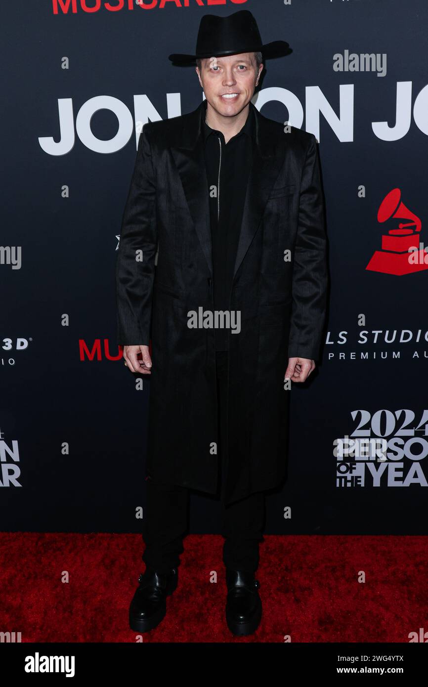 LOS ANGELES, CALIFORNIA, USA - FEBRUARY 02: Jason Isbell arrives at the ...
