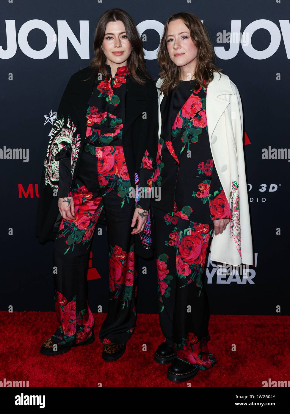 LOS ANGELES, CALIFORNIA, USA - FEBRUARY 02: Rebecca Lovell and Megan ...
