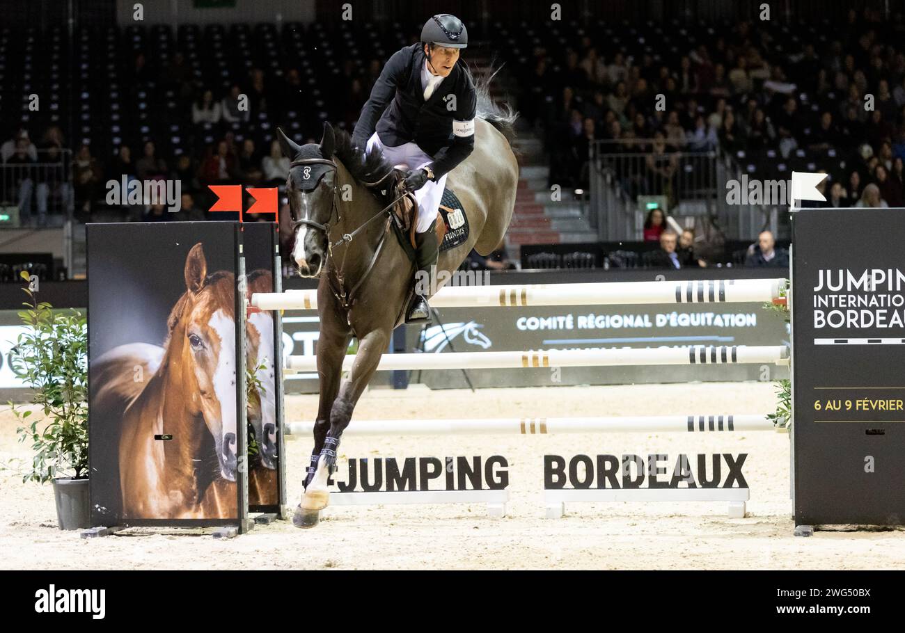 Bordeaux, France - February 2, 2024. Henrik von Eckermann from Sweden ...