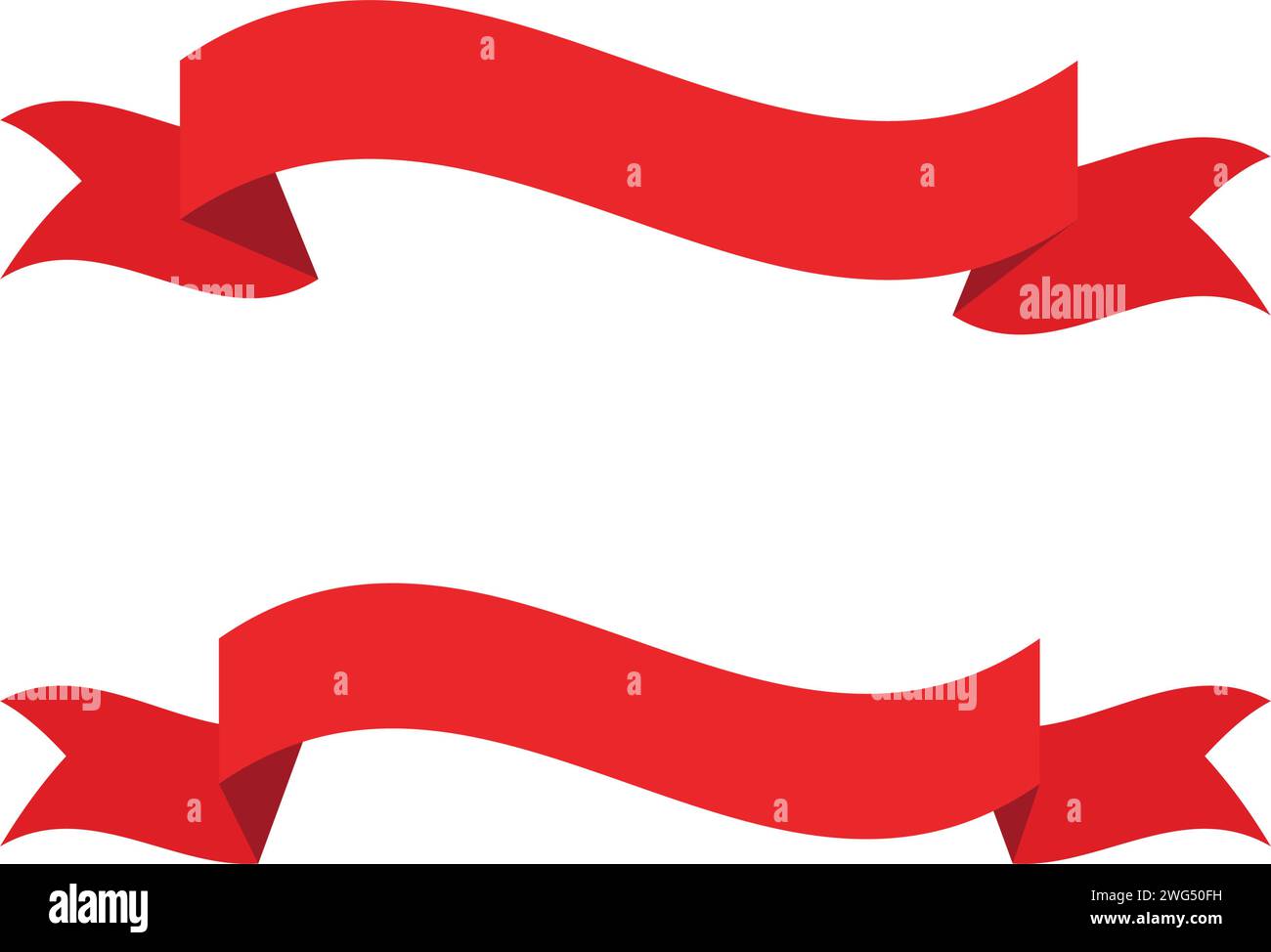 Ribbons vector illustration design isolated on white background Stock ...