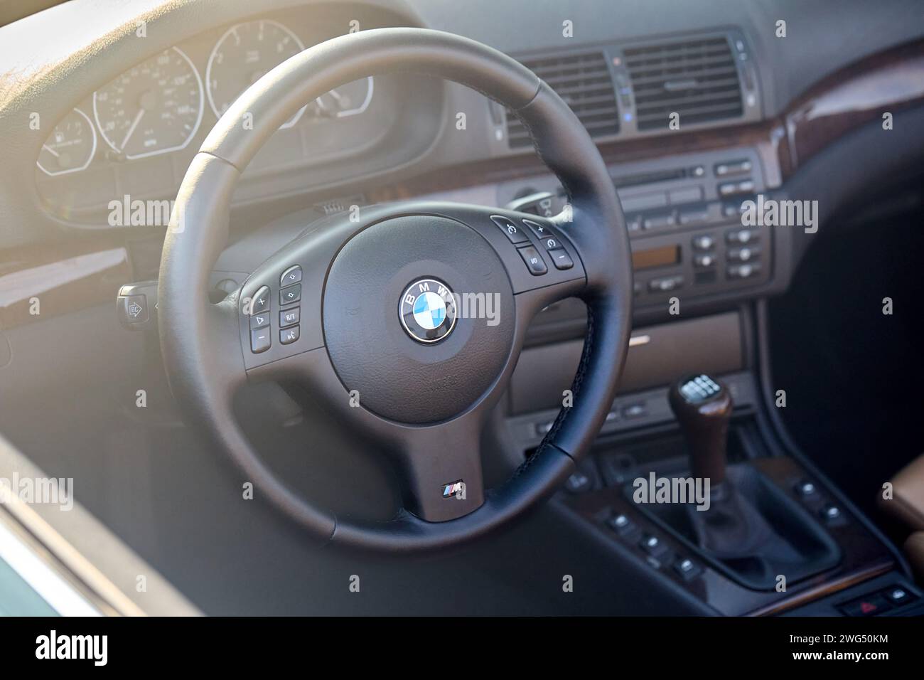 Berlin, Germany - August 20, 2022: Car Detail Shot of BMW E28 M5 1984 ...