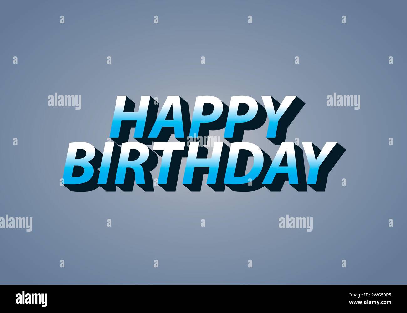 Happy birthday. Text effect design in 3D look with eye catching color ...