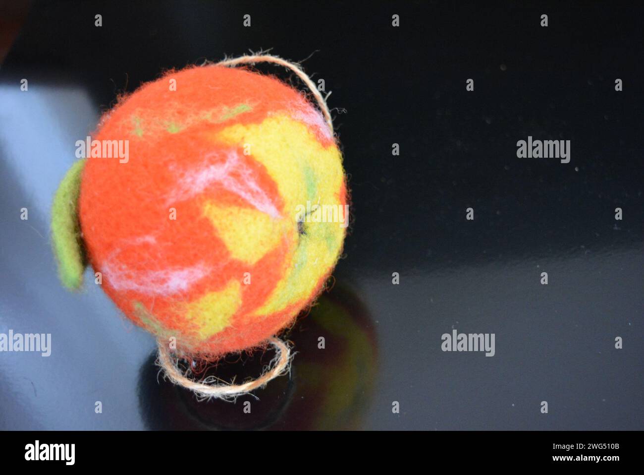 Soft Ukrainian toy made of natural wool and knocked down felt in the ...