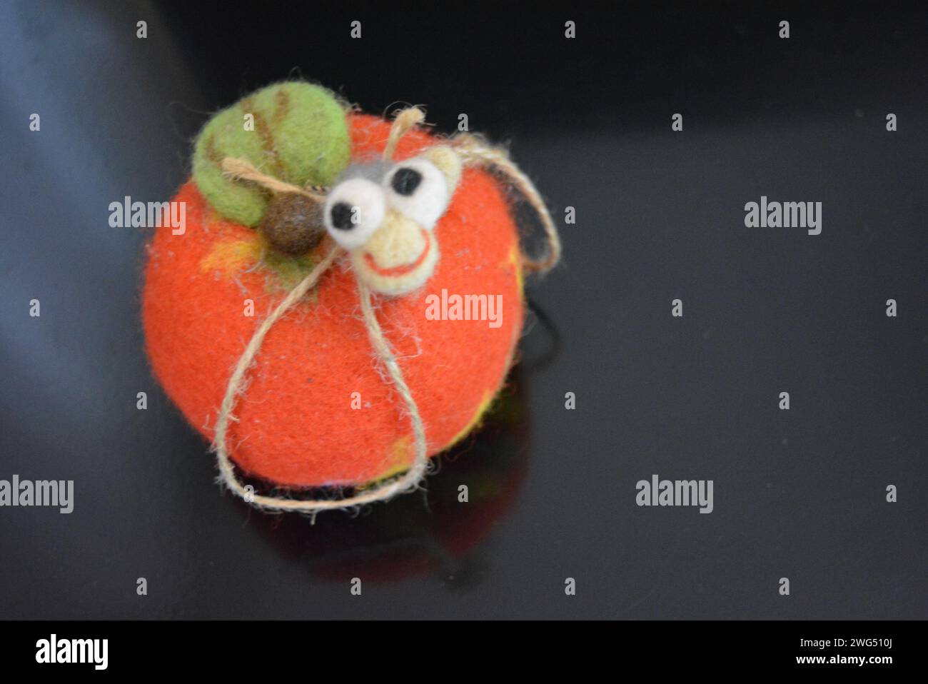 Soft Ukrainian toy made of natural wool and knocked down felt in the ...