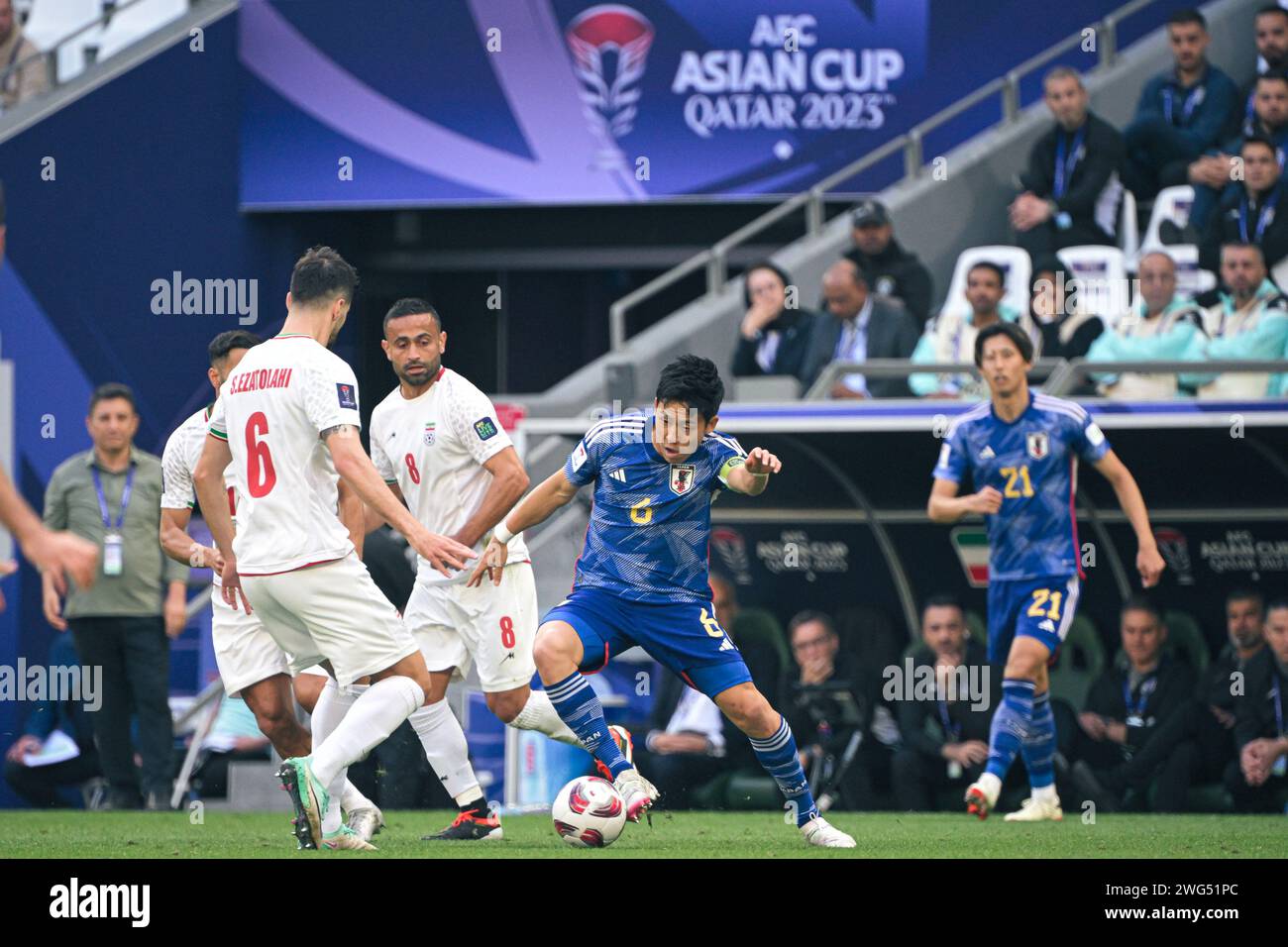 AL RAYYAN, Qatar. 3 February, 2024. ISLAMIC REPUBLIC OF IRAN VS JAPAN ...