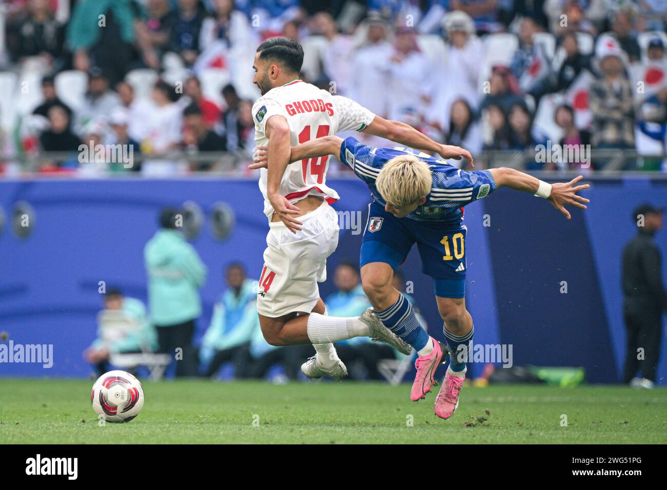 AL RAYYAN, Qatar. 3 February, 2024. ISLAMIC REPUBLIC OF IRAN VS JAPAN ...