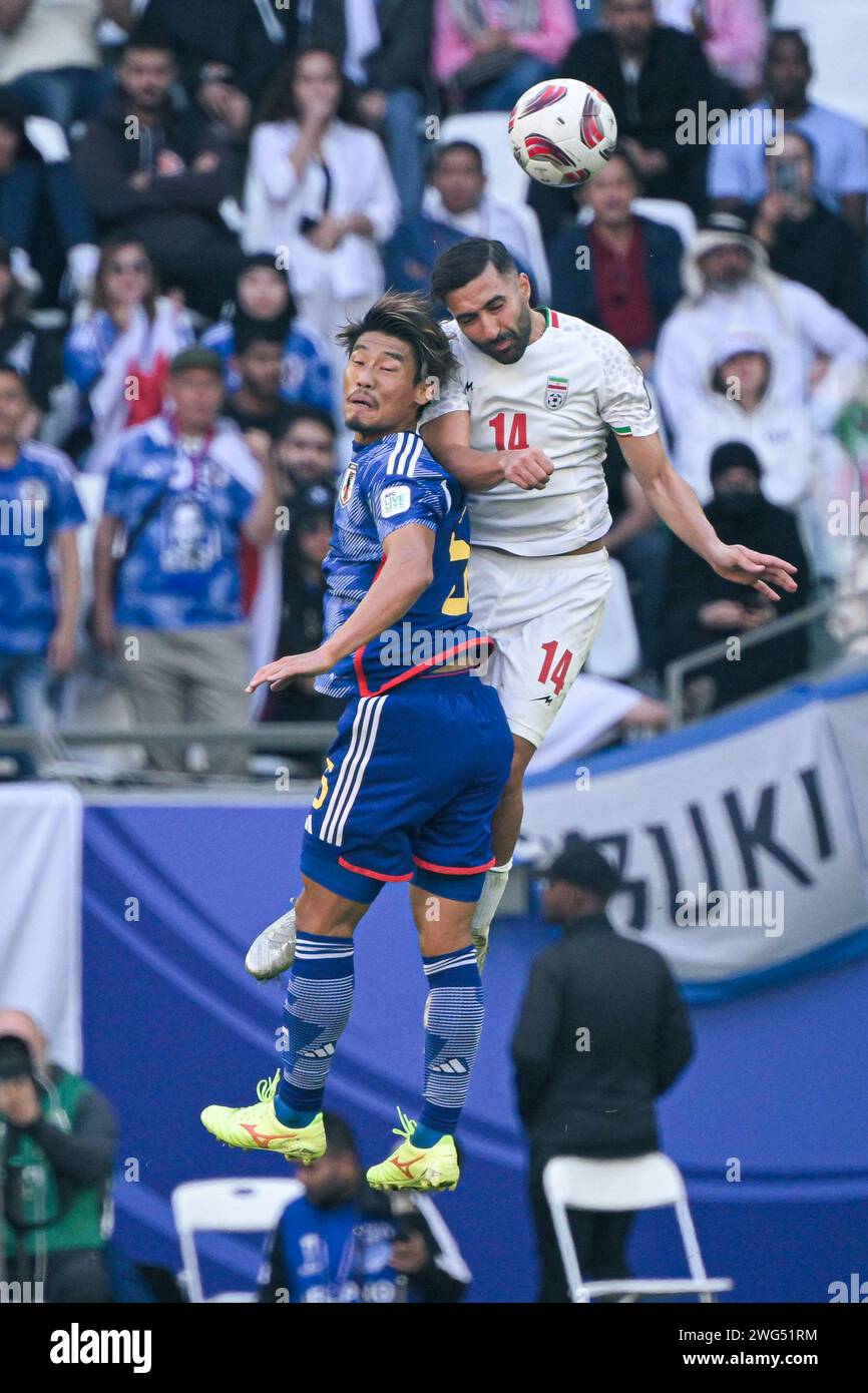 AL RAYYAN, Qatar. 3 February, 2024. ISLAMIC REPUBLIC OF IRAN VS JAPAN ...