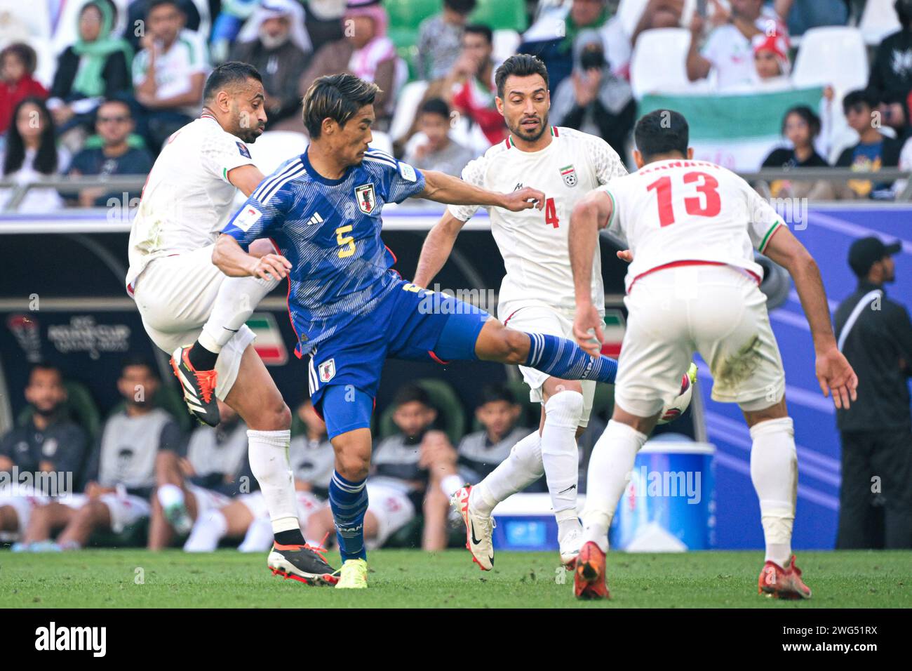 AL RAYYAN, Qatar. 3 February, 2024. ISLAMIC REPUBLIC OF IRAN VS JAPAN ...