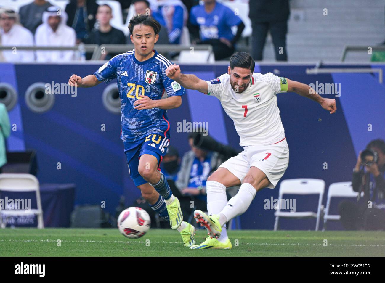 AL RAYYAN, Qatar. 3 February, 2024. ISLAMIC REPUBLIC OF IRAN VS JAPAN ...