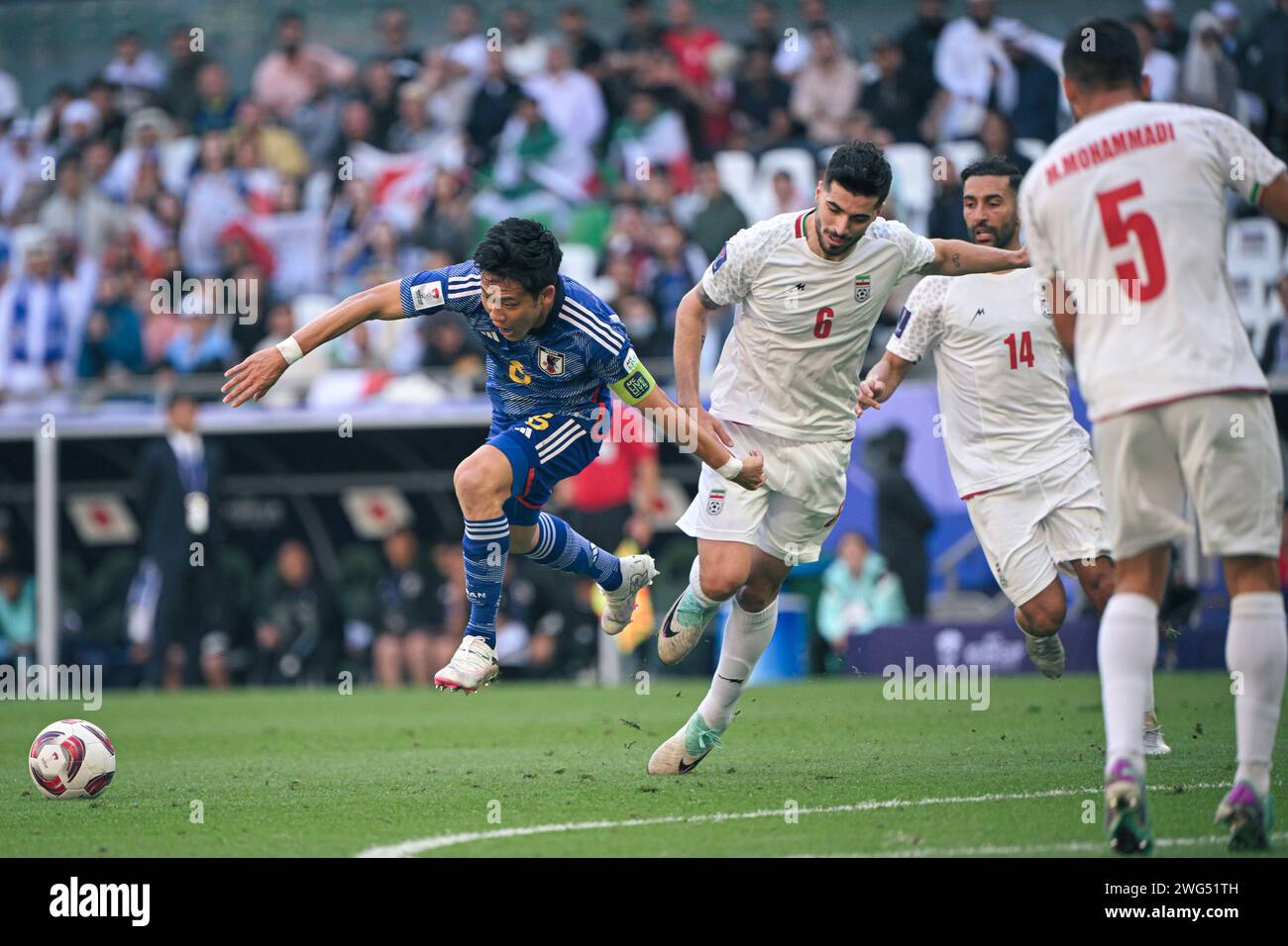 AL RAYYAN, Qatar. 3 February, 2024. ISLAMIC REPUBLIC OF IRAN VS JAPAN ...