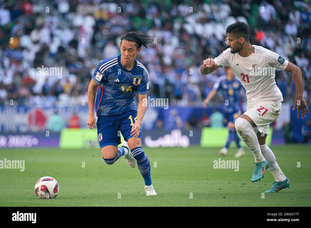 AL RAYYAN, Qatar. 3 February, 2024. ISLAMIC REPUBLIC OF IRAN VS JAPAN ...