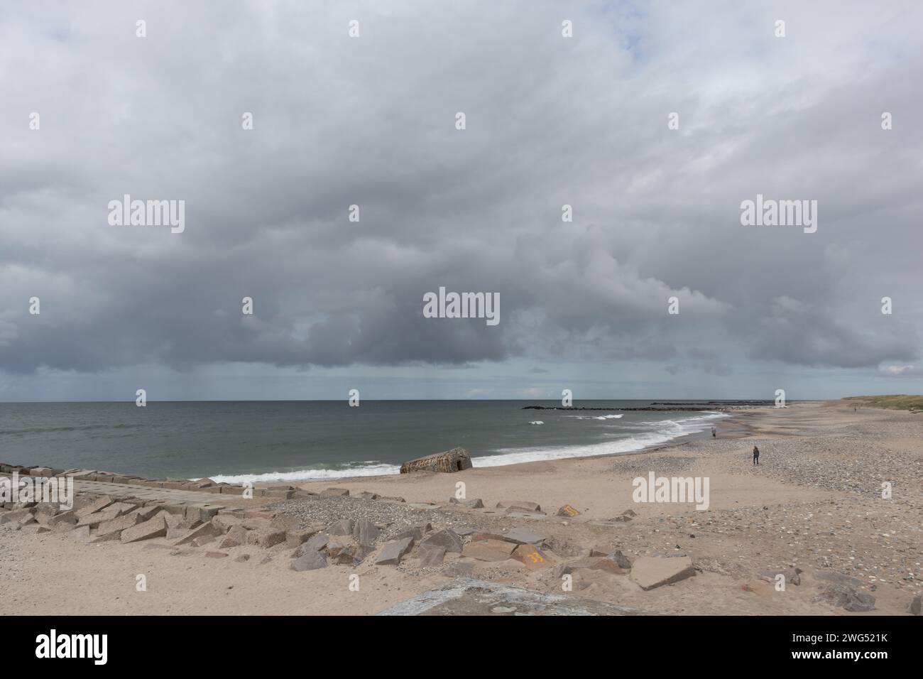 Beach in Denmark Stock Photo - Alamy