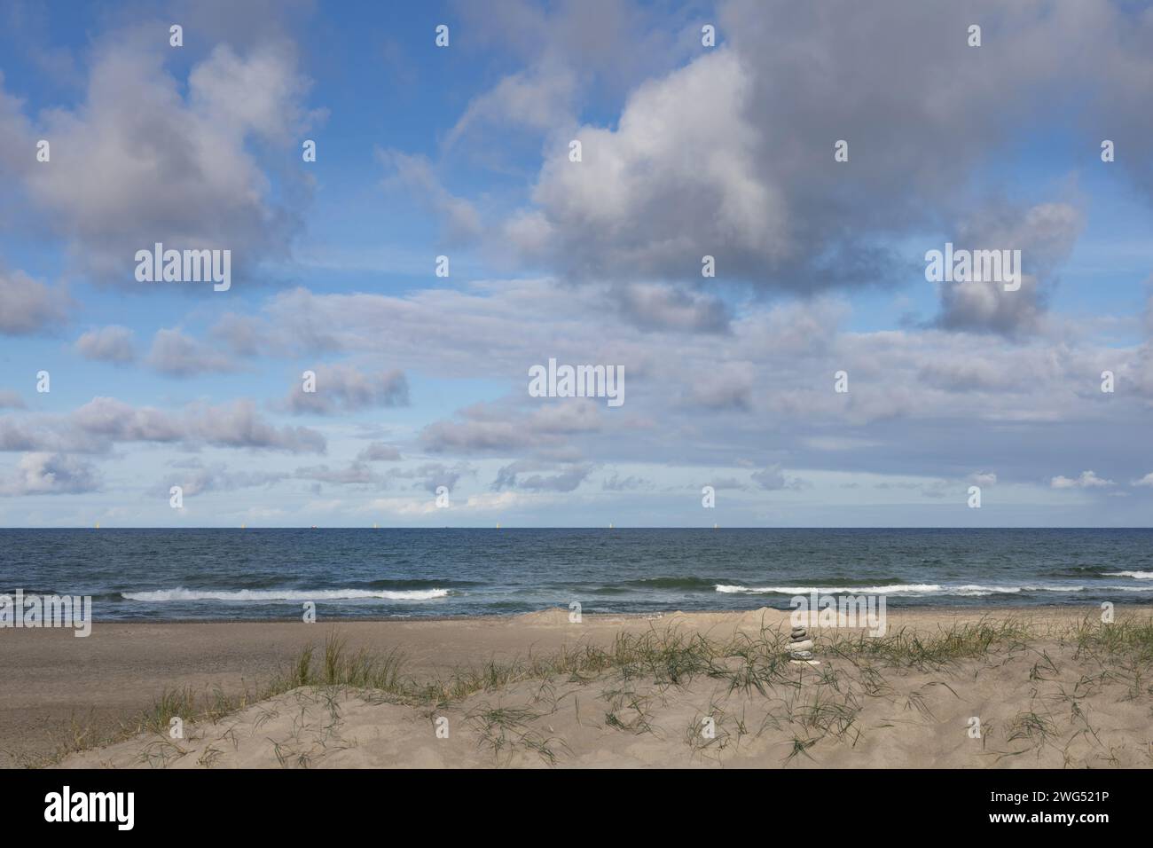 Beach in Denmark Stock Photo - Alamy