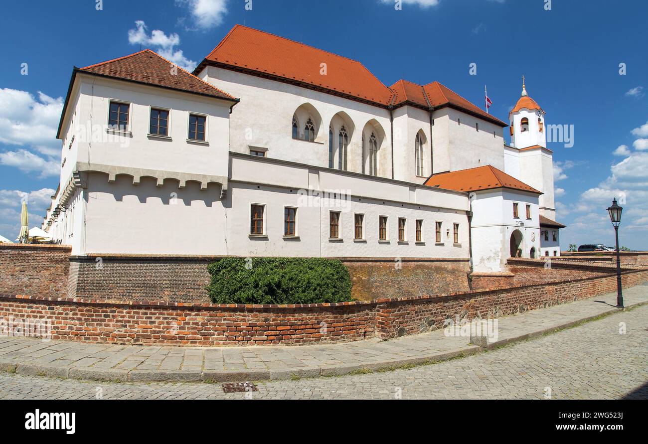 Špilberk Castle, baroque fort monument of the city of Brno, Moravia ...
