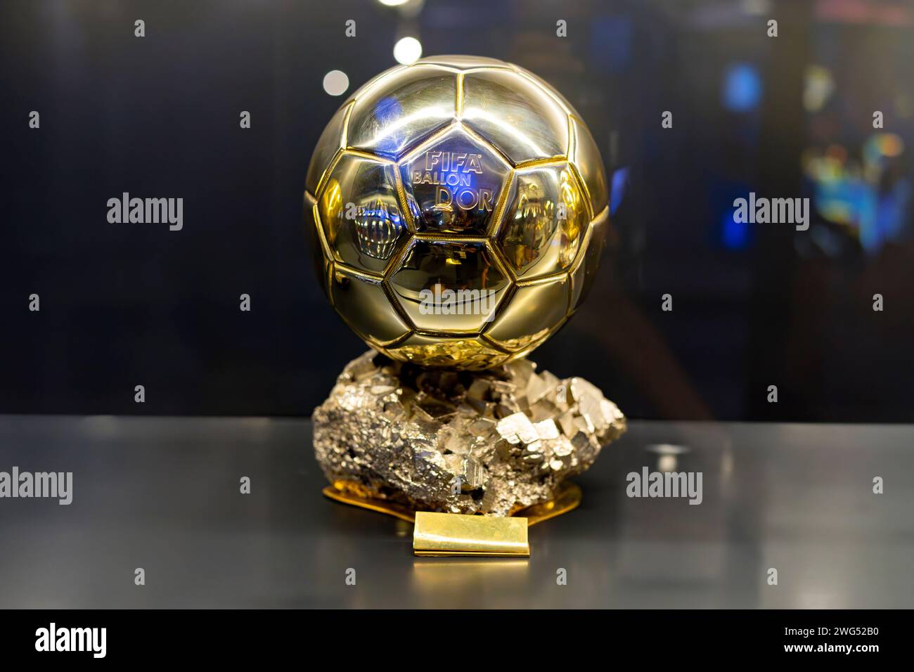 Ballon d'Or. Golden Ball. Award for the best soccer player during a ...