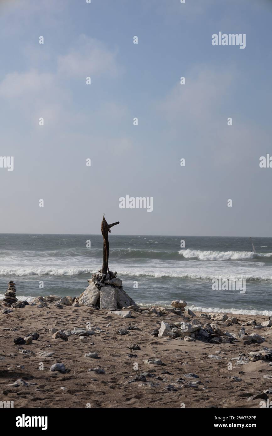 Sign on the Beach Stock Photo - Alamy