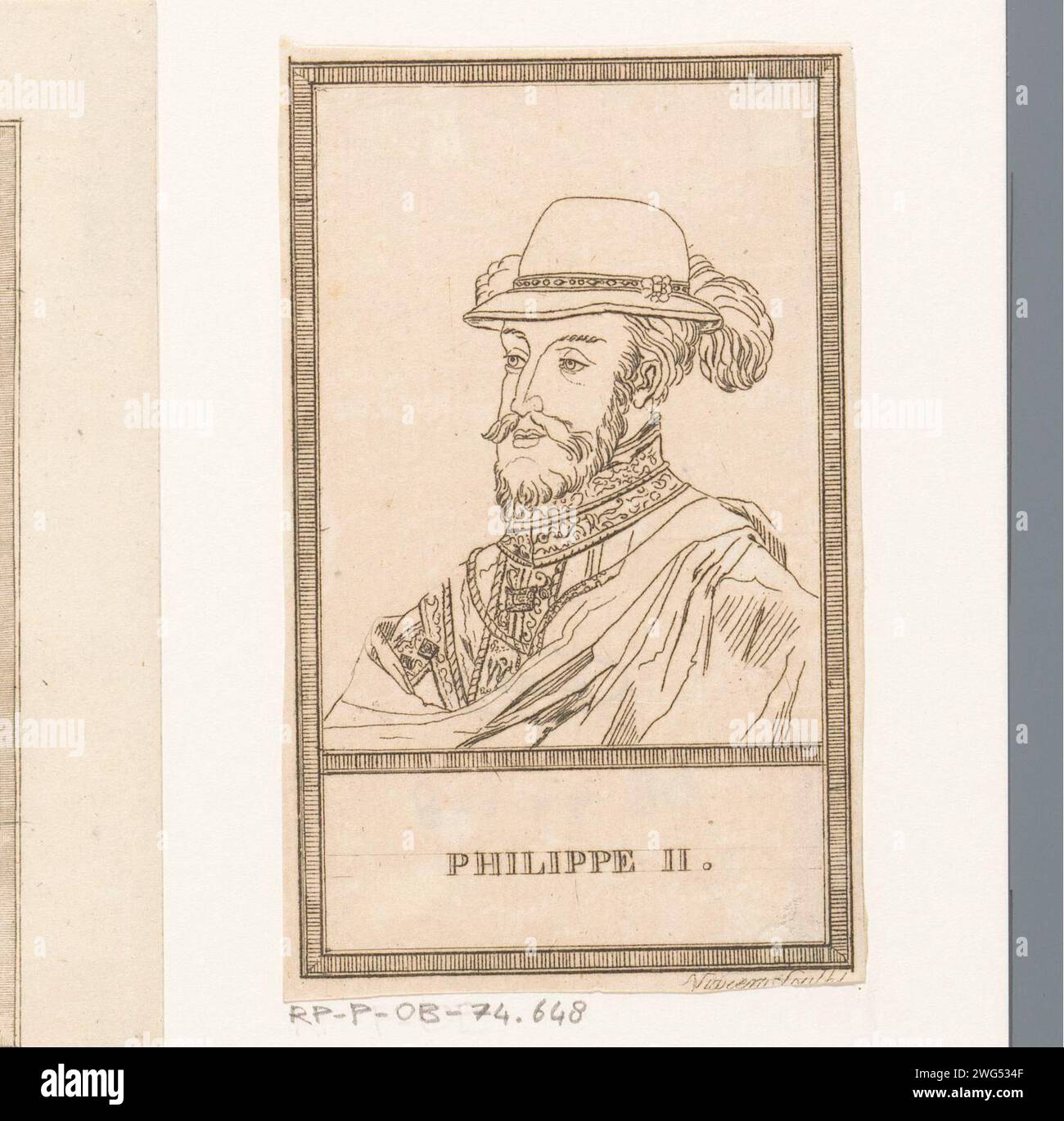 Portrait of Philip II, King of Spain, Vivien, After Titian, 1805 - 1811 ...