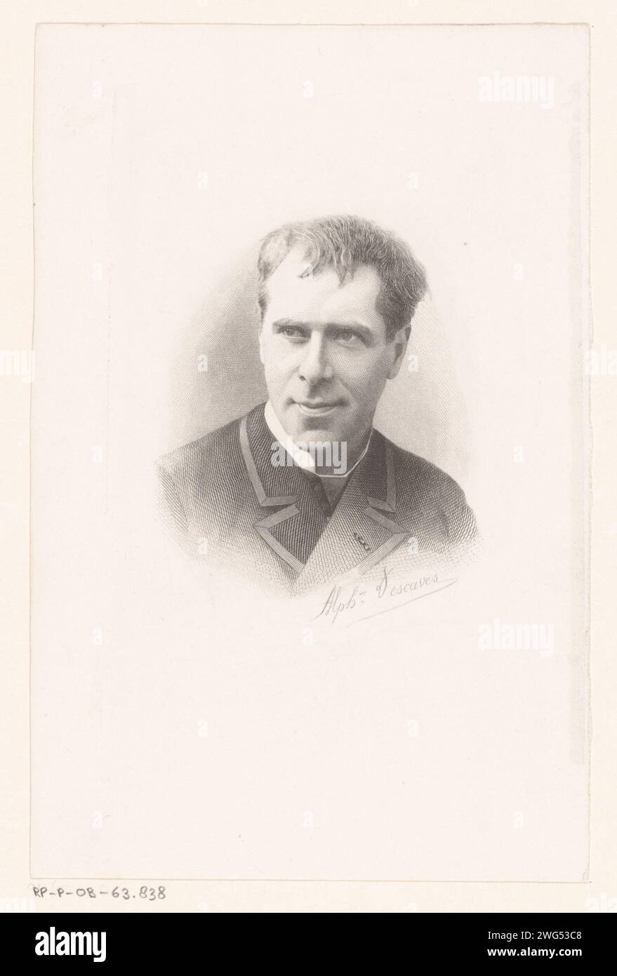 Portret Van Ernest Alexandre Honoré Coquelin, Alphonse Descave, 1840 ...