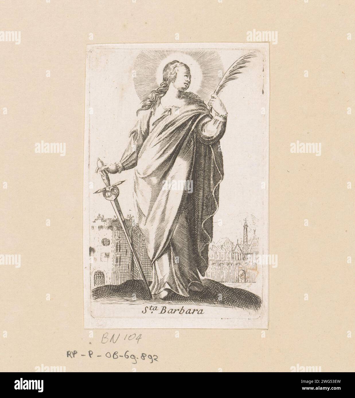 H. Barbara, Claude between, 1608 - 1688 print paper engraving / etching ...