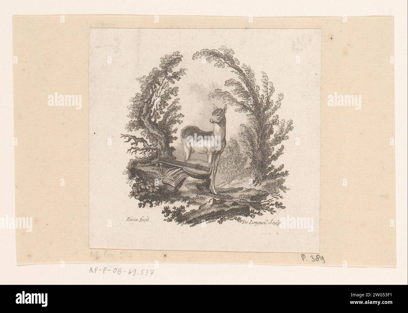 Hert at a Luit, Joseph de Longueil, After Requirements, 1765 - 1792 ...