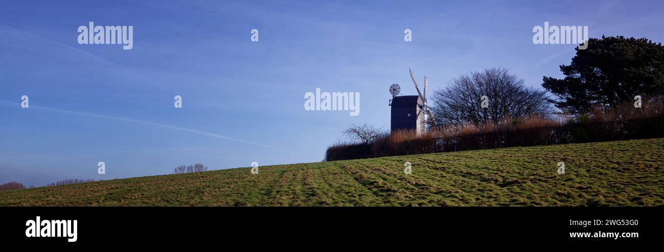 Hogg hill mill Icklesham Sussex England UK Stock Photo - Alamy