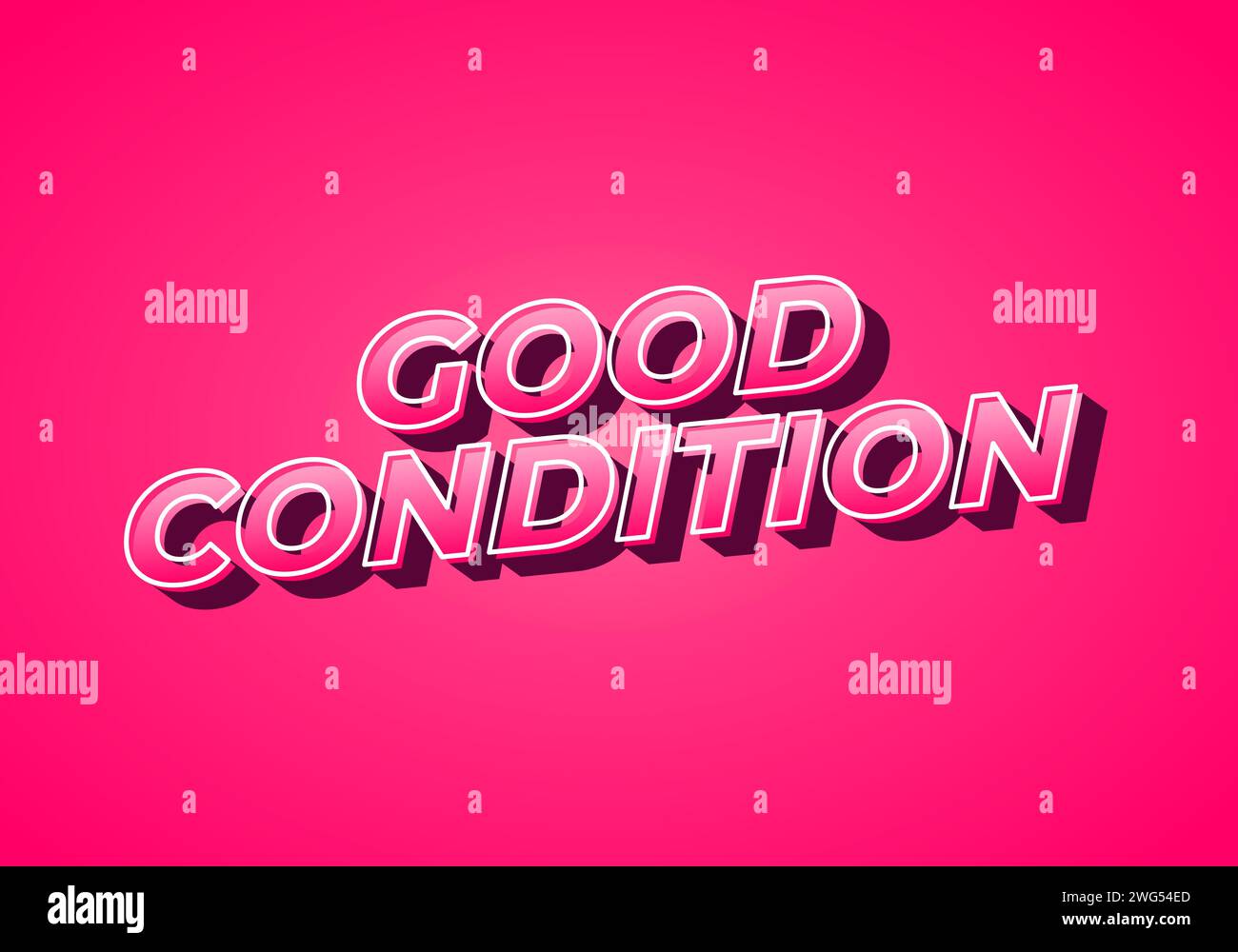 Good condition. Text effect design in 3D look with gradient purple ...