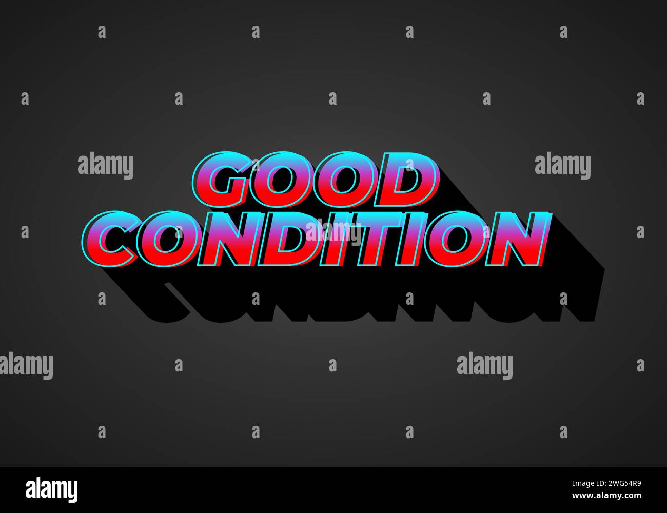 Good condition. Text effect design in 3D look with gradient purple ...