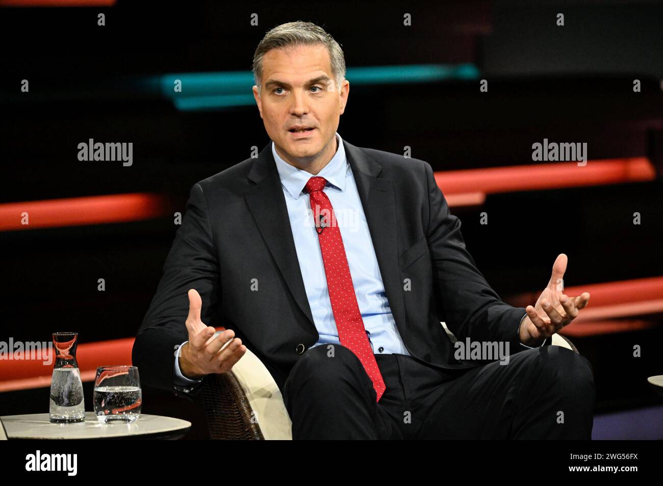 Frederik Pleitgen Journalist 11/23 her Frederik Pleitgen am 28. November 2023 in Markus Lanz ...