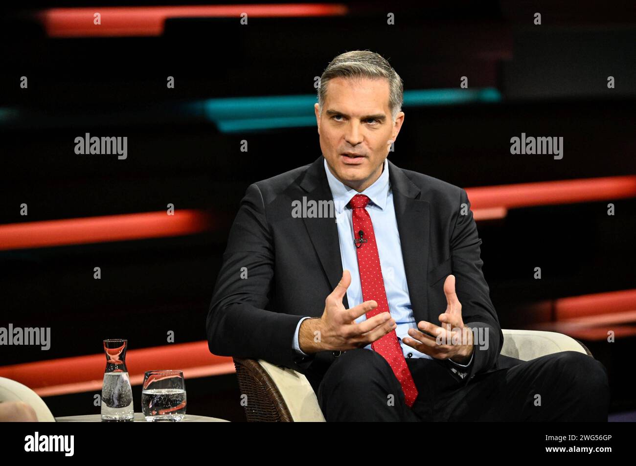 Frederik Pleitgen Journalist 11/23 her Frederik Pleitgen am 28. November 2023 in Markus Lanz ...