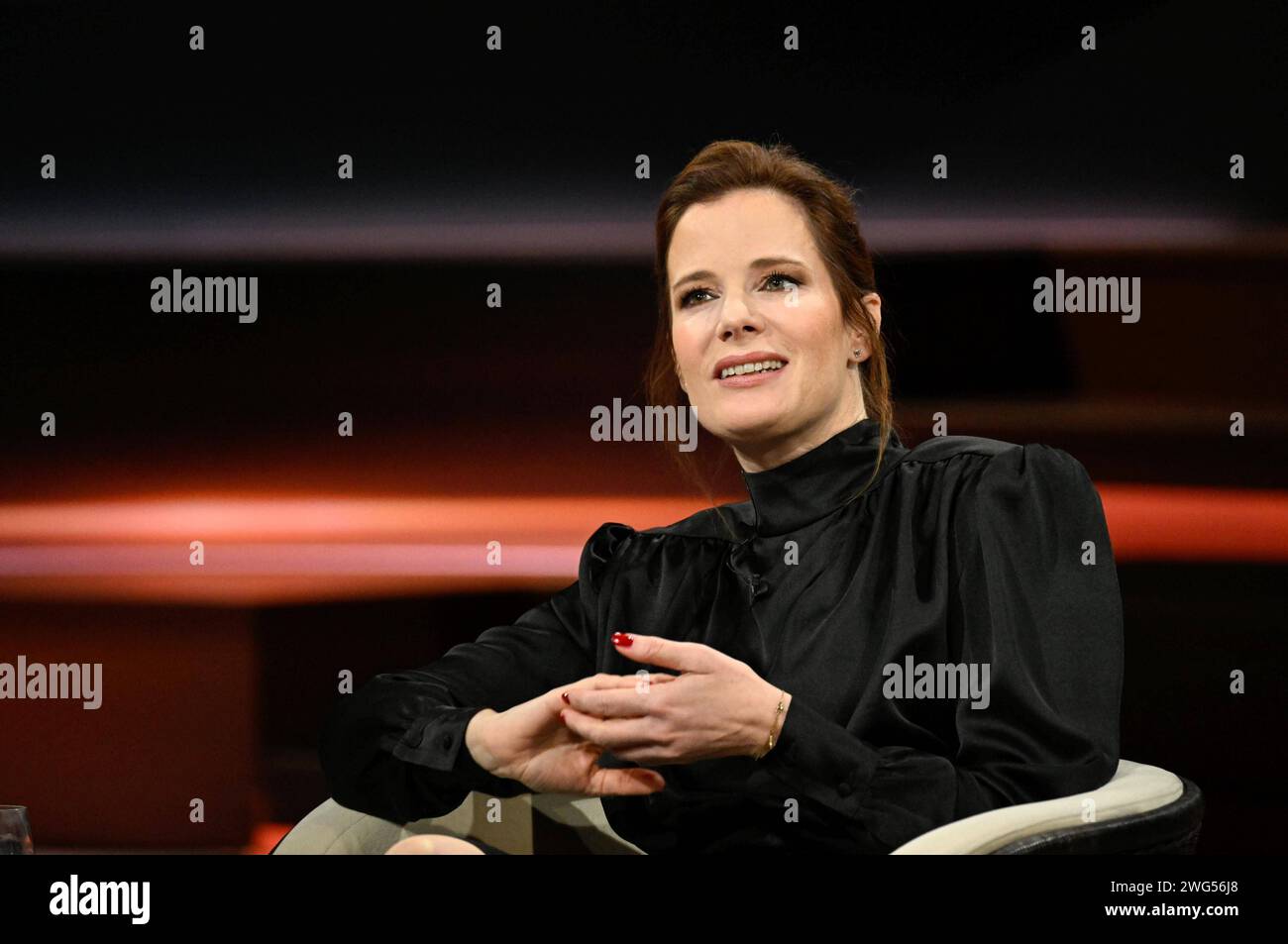 Florence Gaub Politologin 11/23 her Markus Lanz und Florence Gaub am 28 ...