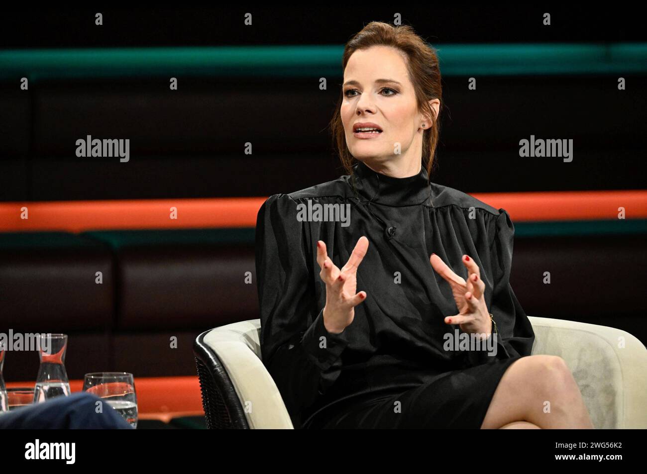 Florence Gaub Politologin 11/23 her Markus Lanz und Florence Gaub am 28 ...