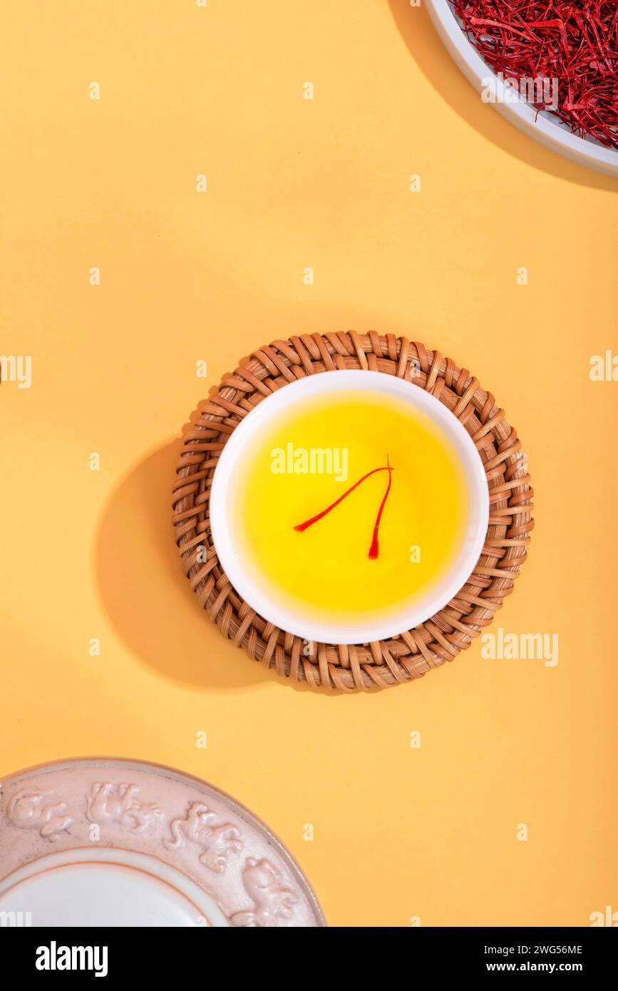 Beautiful images of saffron, saffron pictures, saffron drinks, high ...