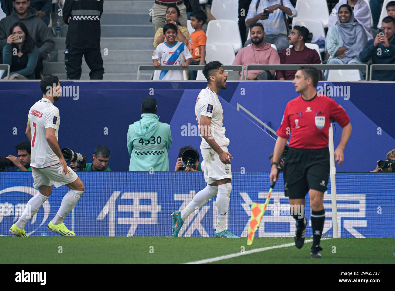AL RAYYAN, Qatar. 3 February, 2024. ISLAMIC REPUBLIC OF IRAN VS JAPAN ...