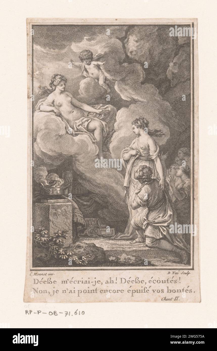Figures for an altar to which a goddess appears, François Denis Née ...