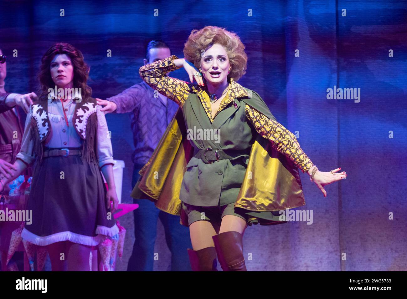 Victoria Hamilton-Barritt as Constance Lily in Bronco Billy The Musical at the Charing Cross ...