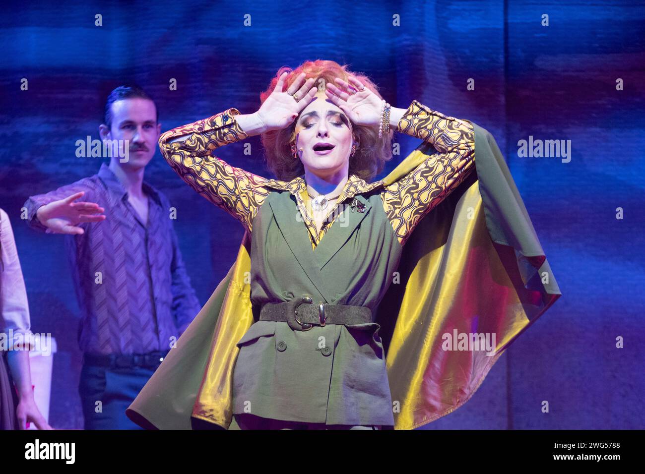 Victoria Hamilton-Barritt as Constance Lily in Bronco Billy The Musical at the Charing Cross ...