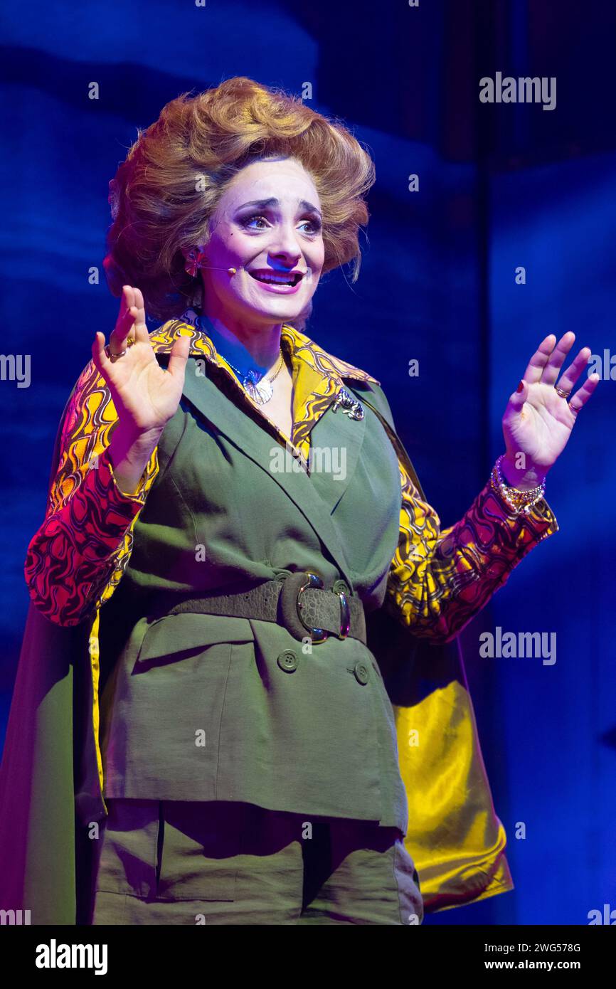 Victoria Hamilton-Barritt as Constance Lily in Bronco Billy The Musical at the Charing Cross ...
