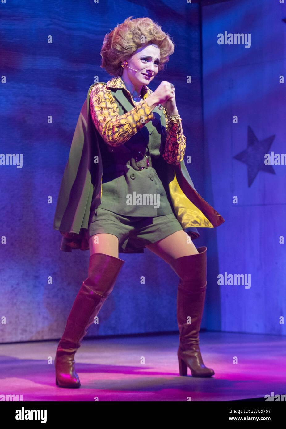 Victoria Hamilton-Barritt as Constance Lily in Bronco Billy The Musical at the Charing Cross ...